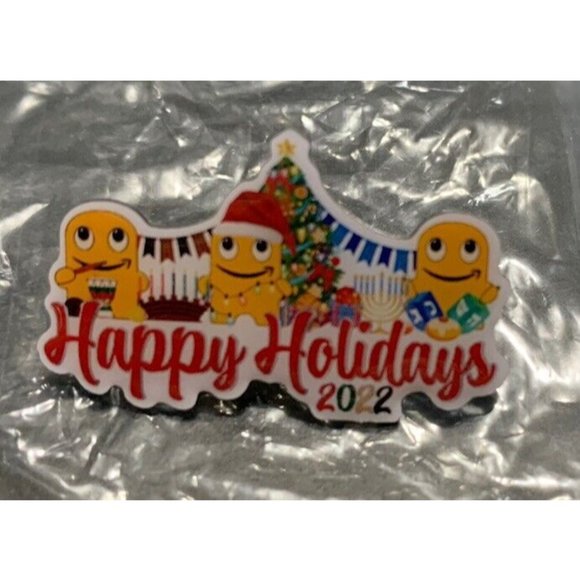 Jewelry | Happy Holidays 222 Christmas Hanukkah Kwanza Amazon Peccy Pin ...